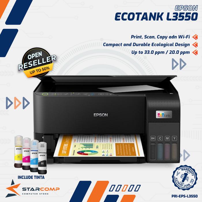 Promo Printer Epson L3550 All-in-one Print Scan Copy Wireless Wifi ...