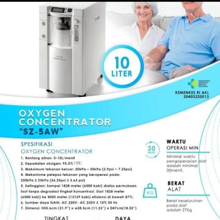 Jual Oksigen Concentrator General care SZ_5AW 10Lpm / oxygen ...