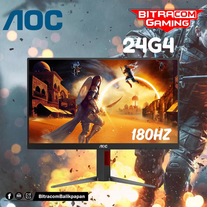 Jual AOC 24G4 24 FHD 180Hz Fast IPS HDR10 Gaming Monitor - Kota ...