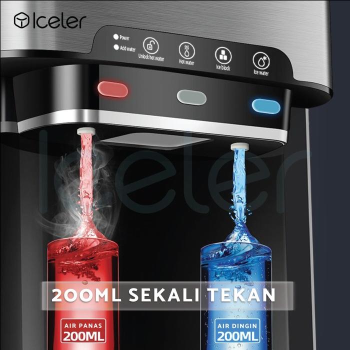 Jual Iceler Mesin Es 3 In 1 Bisa Air Panas Air Es Dan Es Batu Galon ...
