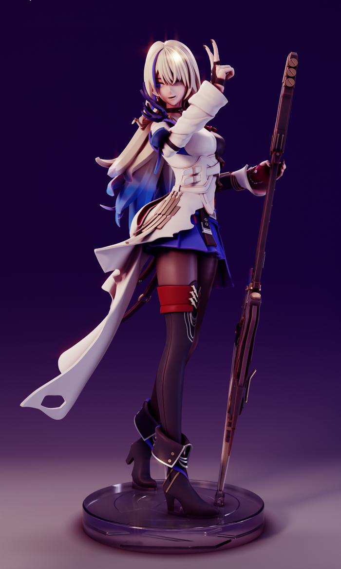 Jual serval landau honkai star rail resin kit figure - Kota Tangerang ...