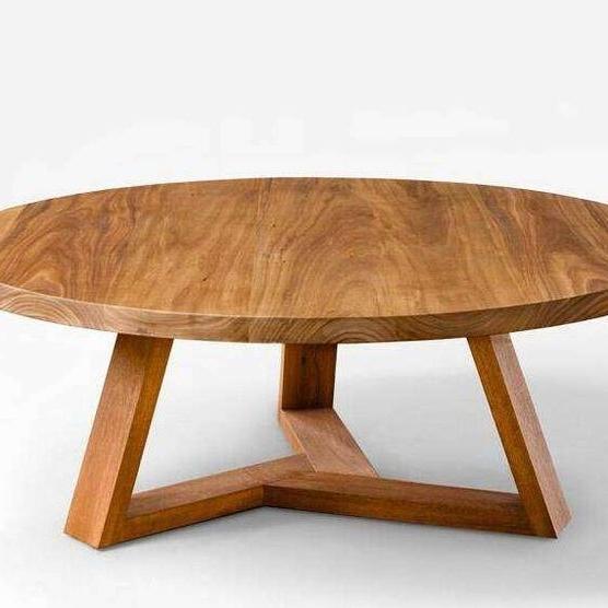 Jual meja bulat kayu mahoni asli - Jakarta Timur - wood natural ...