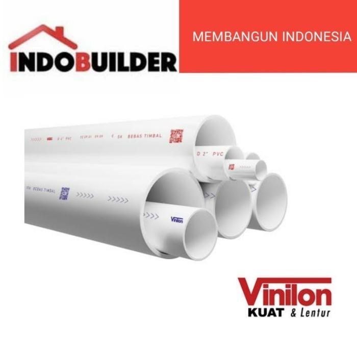 Jual PIPA PVC VINILON PUTIH 1 1/2 INCH D X 4 METER PER BATANG - Kab ...
