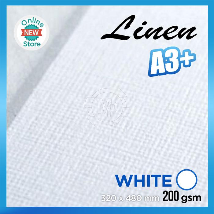 Jual Kertas Karton Linen / Carton Blues White (BW) / Kertas BC TIK ...