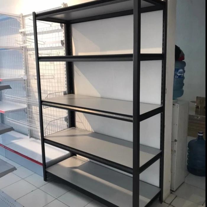 Jual Rak Besi 5 susun / Multipurpose/Hambalan Papan HPL/Rak serba Guna ...