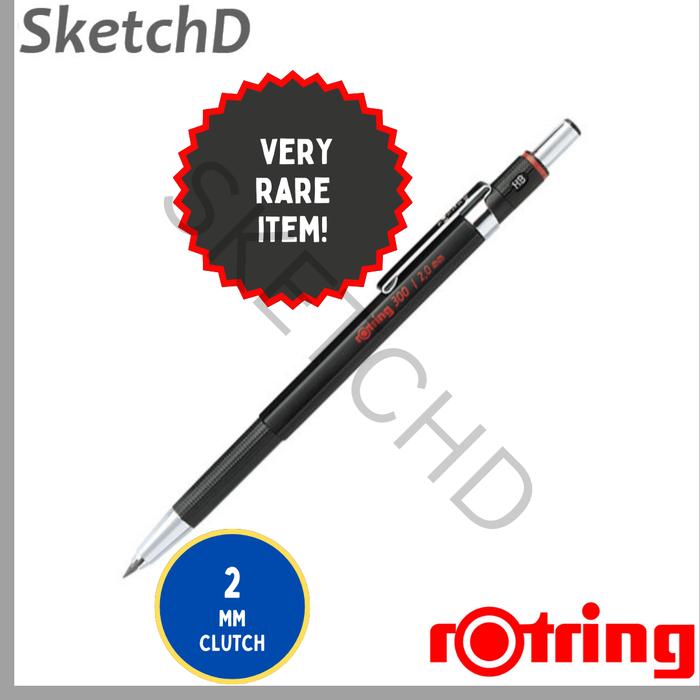 Promo Clutch Pencil Hitam 2mm Pensil Mekanik Rotring Mechanical Pencil - Kota Manado - SketchD ...