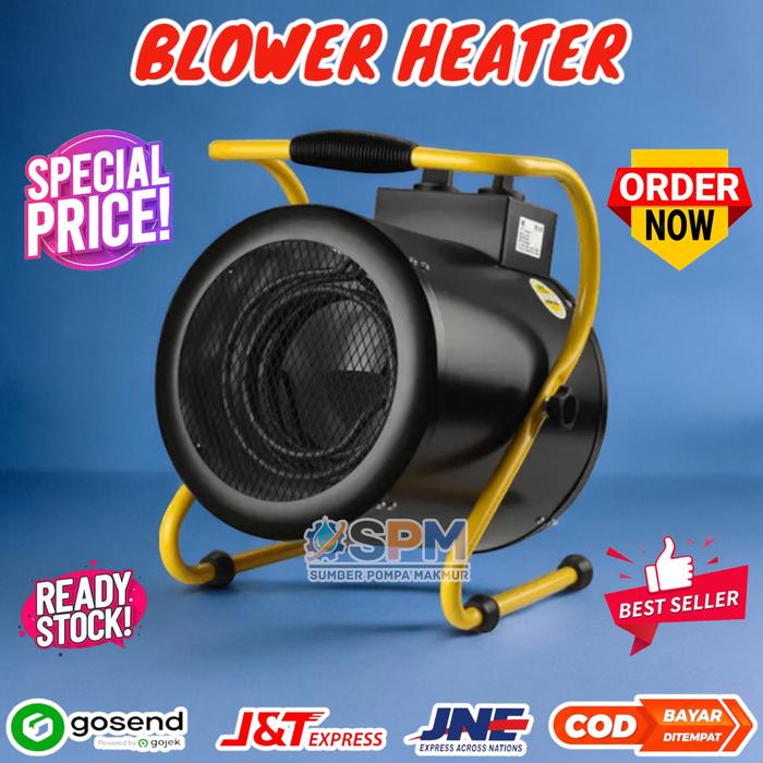 Jual blower heater 5000w Blower Pemanas ruangan 5kw 380v 3Phase ...