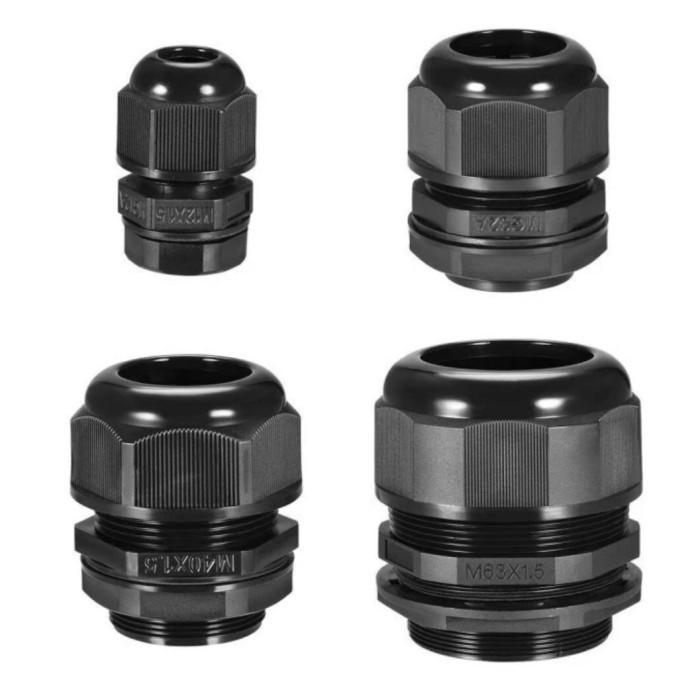 Jual Kabel Gland M50 Hitam / Putih PVC Cable Waterproof Gland M-50 ...
