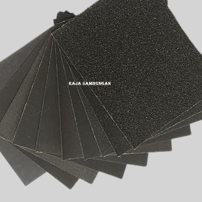 Jual Amplas Kertas Lembaran Grade 180 Grit Kasar Sedang Hampelas ...