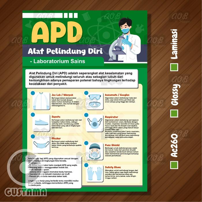 Jual Poster Ruang Laboratorium Sains IPA, Poster Hiasan Dinding ...
