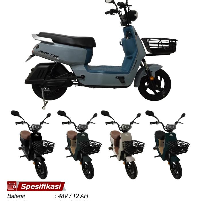 Jual Sepeda Listrik Pacific Avenger AVR778 500 watt 48 Volt 12 AH AVR ...