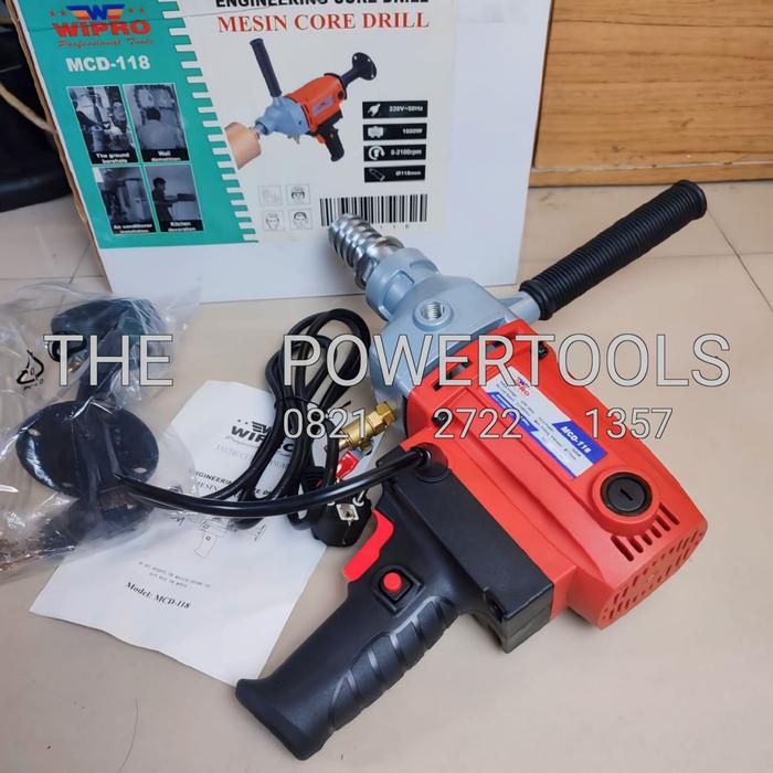 Jual Mesin Bor Coring Wipro MCD118 Mesin Core Drill M32 Drat Kasar ...