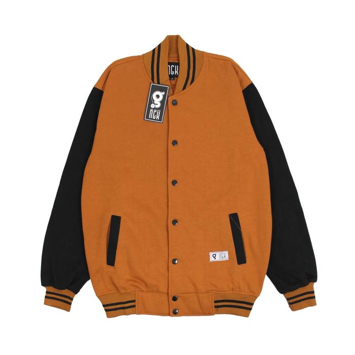 Jual Jaket Polos Pria Wanita Premium Jacket Varsity Polos Original ...
