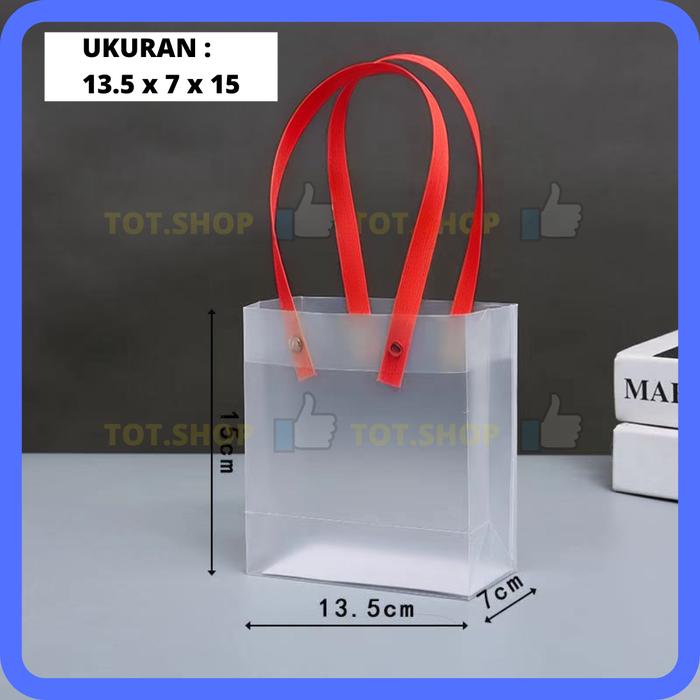 Jual Goodie Bag Transparan Froasted Gift Bags Tas Souvenir, Kado ...
