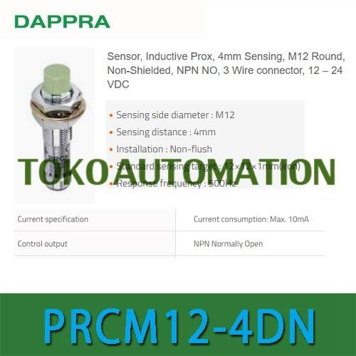 Jual PRCM12-4DN PRCM12 4DN M12 NPN Normally Open Proximity Sensor PU22 ...