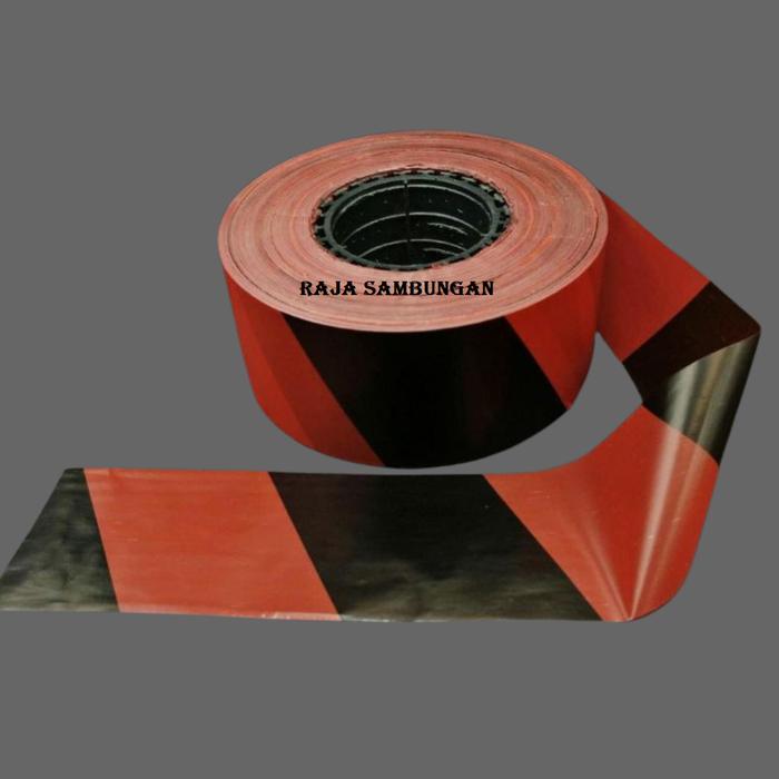 Jual Police Line Merah Hitam 3 inch x 300 meter Garis Pembatas Polisi ...