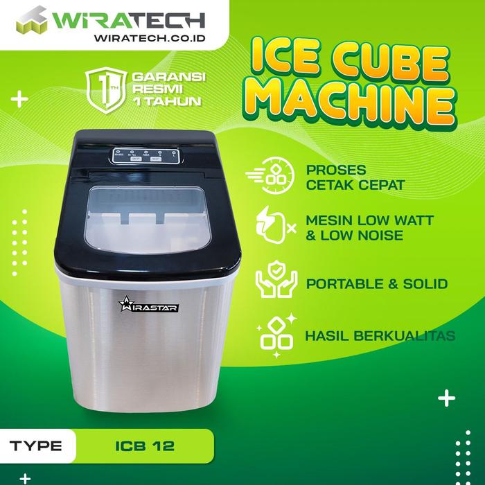 Jual Mesin Ice Cube ICB-12 - Mesin Cetak Es Batu Kristal - Jakarta Barat - WiratechID | Tokopedia