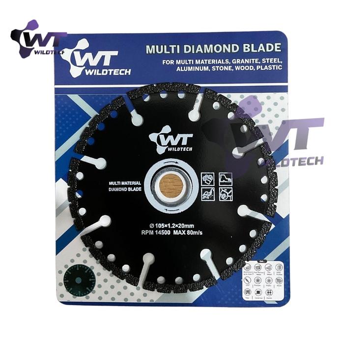 Jual Diamond multifungsi wildtech 4" mata gerinda potong besi stainless kayu kaca granit keramik ...