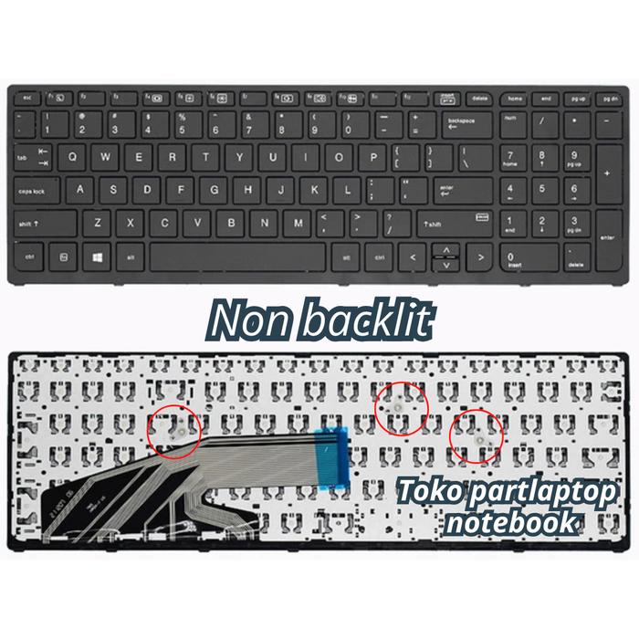 Jual Keyboard HP Zbook 15 G3 backlit original product - Non backlit ...