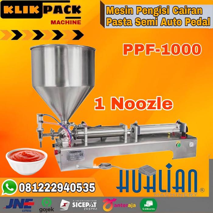 Jual Mesin Filling Liquid Pasta Pengisi Cairan Pasta Saus Minyak Semi ...