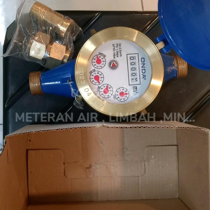 Jual Jual Water Meter Onda 1/2 inch / Meteran Air ONDA 1/2 inch DN 15 ...