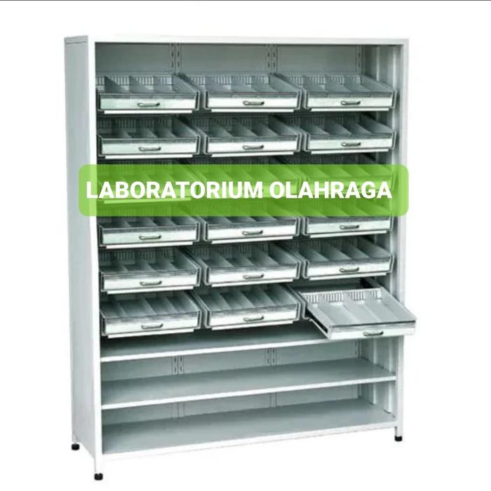 Jual LEMARI OBAT RAK OBAT BESI EPOXY FARMASI LABORATORIUM - Kota Bogor - Laboratorium Olahraga ...