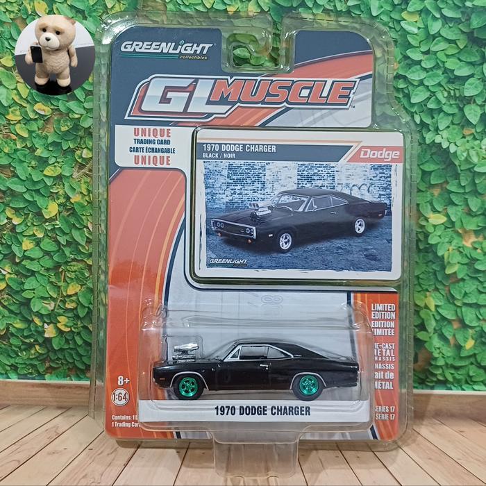 Jual Greenlight 1970 Dodge Charger GL Muscle Series 17 Green Machine Chase Car Fast Furious Doms ...