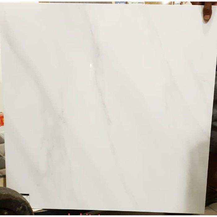 Jual Keramik lantai marmer Habitat Carrara silver 60x60 kw 1 (1,44 m2 ...