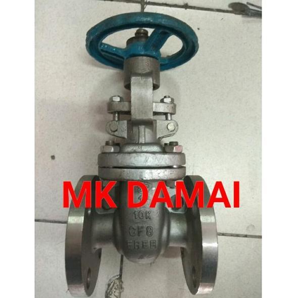 Jual Gate Valve JIS 10K SS304 ukuran 5 inch - Gate Valve Stainless ...