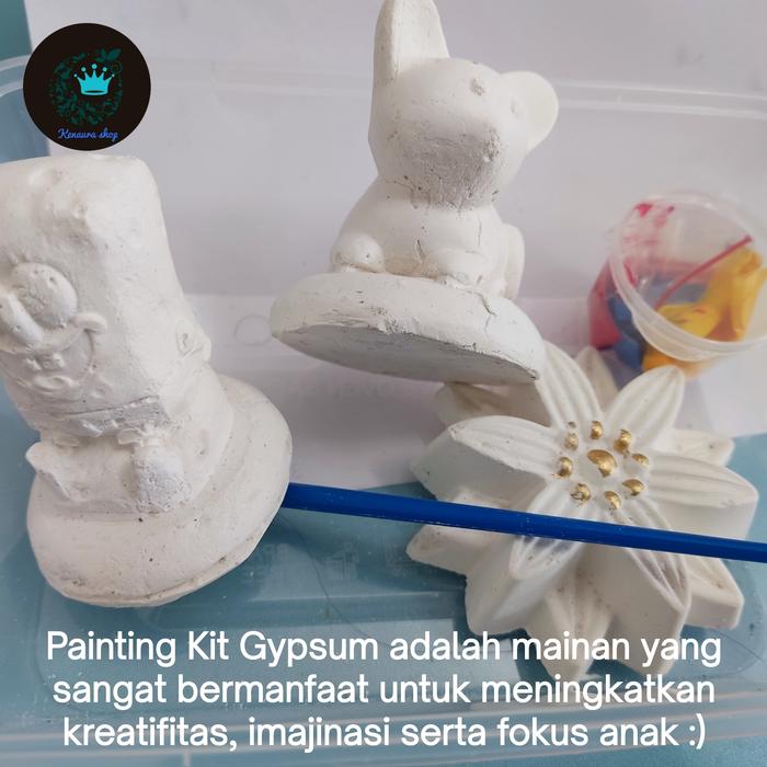 Jual DIY Painting Gypsum Kit Mewarnai Patung Lukis Gypsum ( Spongebob ...