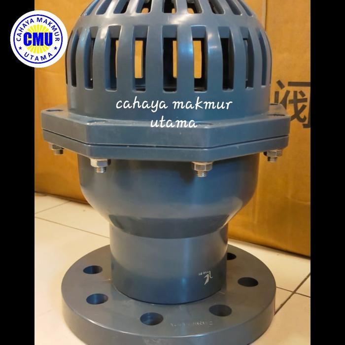 Jual foot valve pvc tipe swing flange jis 10k ukuran 6" inch klep tabok ...