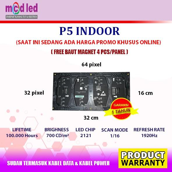Jual MODUL PANEL MODULE P2,5 P2.5 P4 P5 RGB FULL COLOR INDOOR - p5 ...