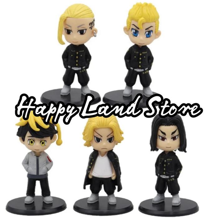 Jual Action Figure Set 5 Anime Tokyo Revengers Mikey Takemichi Hanagaki ...