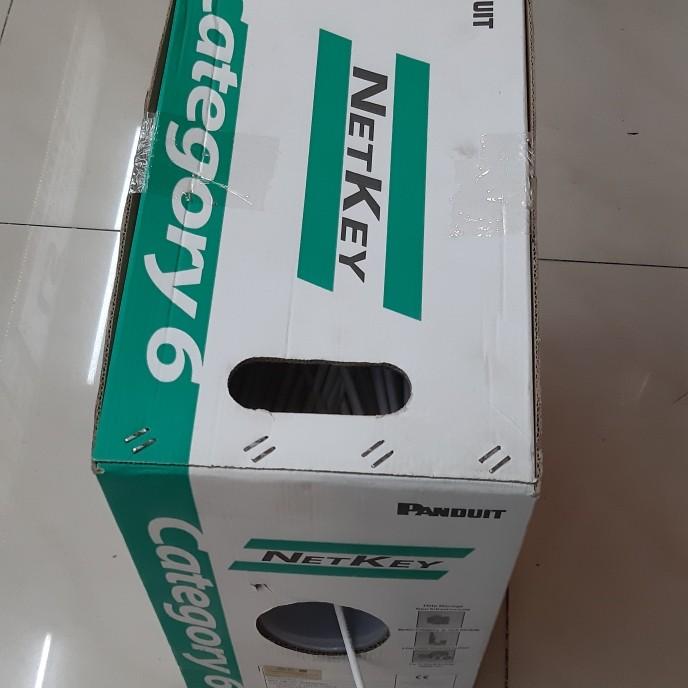 Jual Panduit Netkey UTP Cable Cat6, Cat.6, Kabel UTP, Kabel Lan biru ...