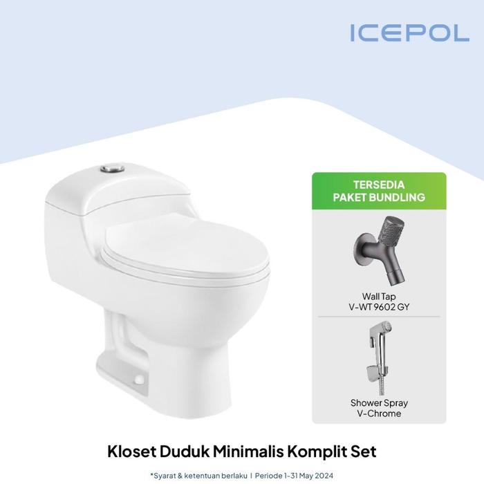 Jual Closet Duduk IC 8025 Kloset Duduk Toilet Kamar Mandi - Jakarta Pusat - INDONESIA PUSAT ...