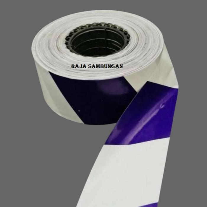 Jual Police Line Ungu Putih 3 inch x 300 meter Garis Pembatas Polisi ...