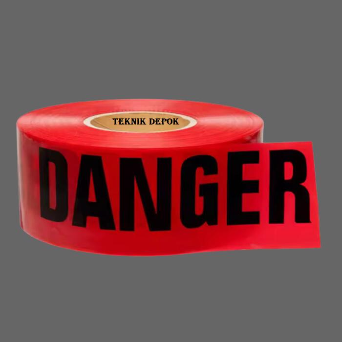 Jual Police Line DANGER 3 inch x 300 meter Garis Pembatas Polisi Tanda ...