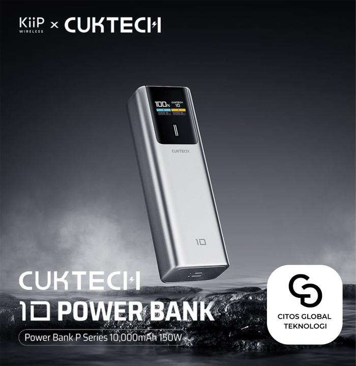 Promo CUKTECH POWERBANK 10000MAH 150W PD3.1 FAST CHARGING PORT USB A + USB C PB100P Cicil 0% 3x ...