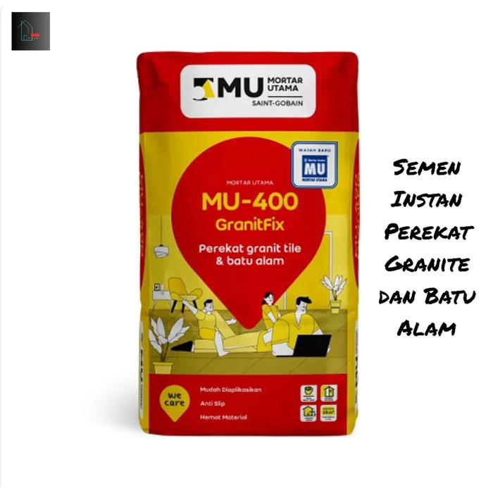 Jual MU 400 Semen Instan Perekat Granite dan Batu Alam 25kg - Kota ...