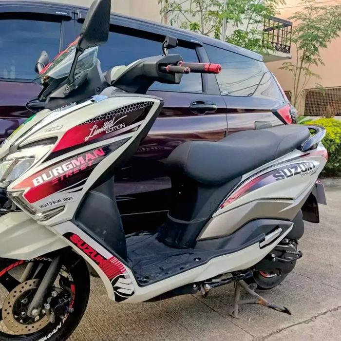 Jual Sticker Suzuki Burgman street 125 ex decals - Merah - Kota ...