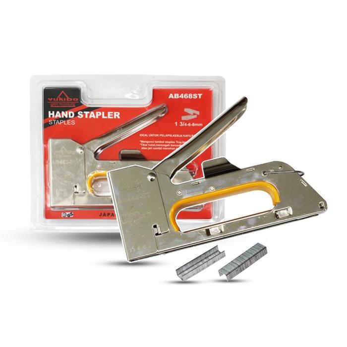 Promo Staples Gun Tacker 3 in 1 / Staple Jok motor Tembak Hekter 3 Way ...