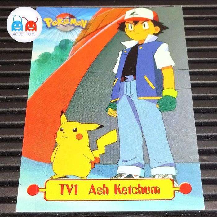 Jual ASH PIKACHU Kartu Pokemon TOPPS 1999 no vmax gx ex sr hr shf tomy ...