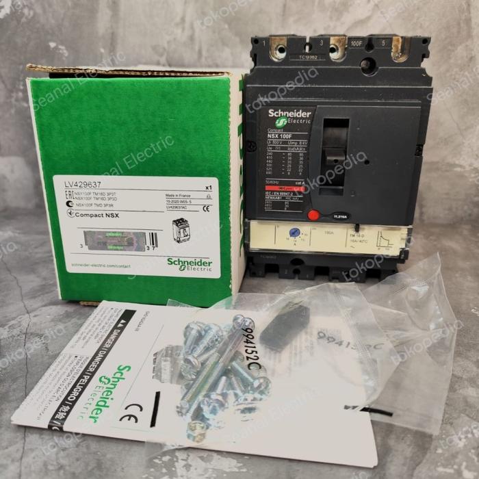 Jual MCCB NSX100F 11.2 - 16A 36kA 3P Schneider TM16D LV429637 - Jakarta ...