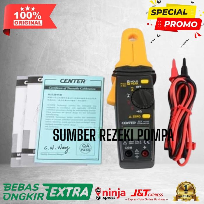 Jual Center-223 1mA Resolution High Resolution AC/DC Clamp Meter CENTER-223 - Jakarta Barat ...