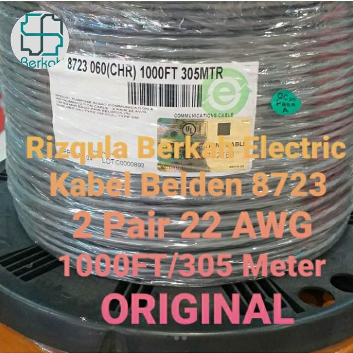 Jual Kabel Belden 2 pair 8723 AWG 22 @305m/kabel shielded - Jakarta ...