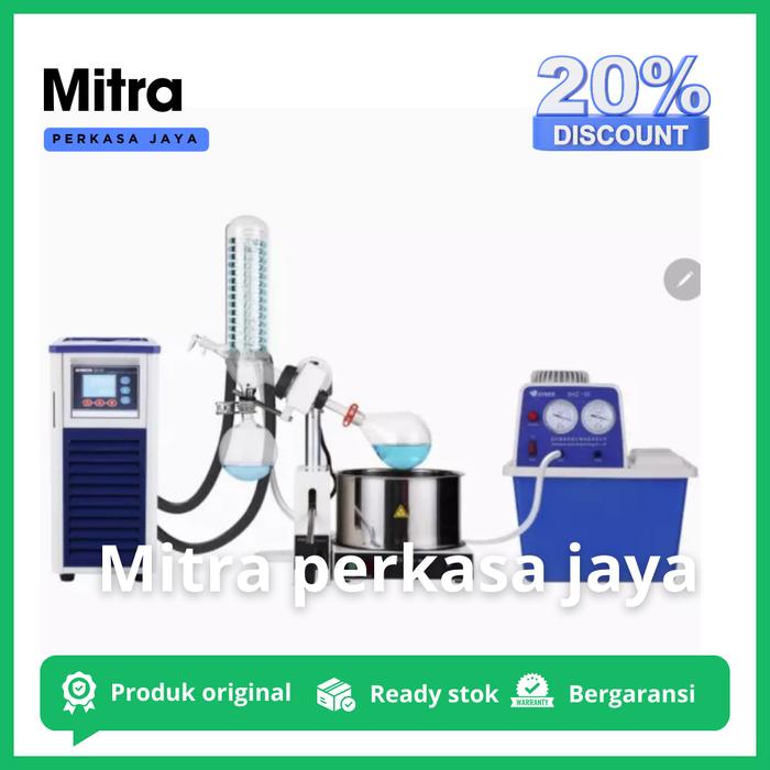 Jual Lab Vacuum Rotary Evaporator rotovap 3L with chiller and pump ...