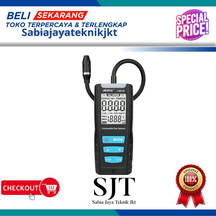 Jual Gas Detector Combustible Mestek Analzyer CGD02 Leak CH4 CO LEL ...