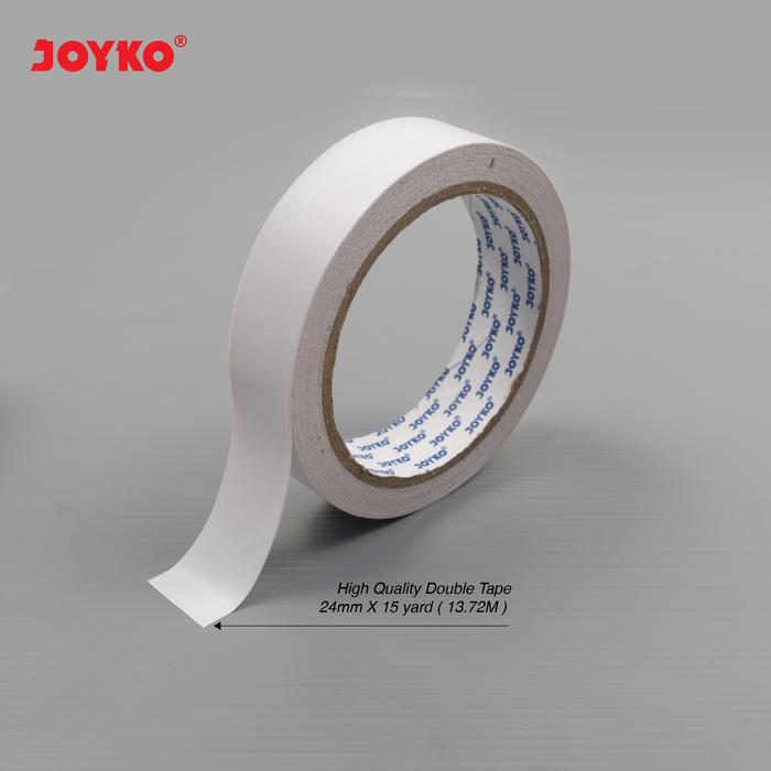 Jual Joyko Double Tape 6mm 12mm 24mm 48mm Dobel Tip Isolasi Dua Sisi Joyko - 24mm x 15 Yard ...
