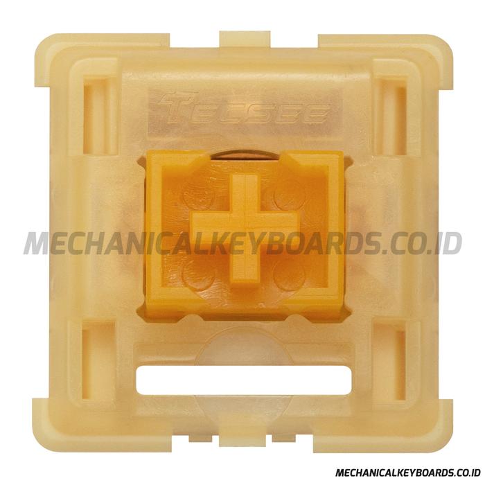 Jual TECSEE Pudding Medium Yellow Switch (Tactile 63.5g - PCB Mount ...