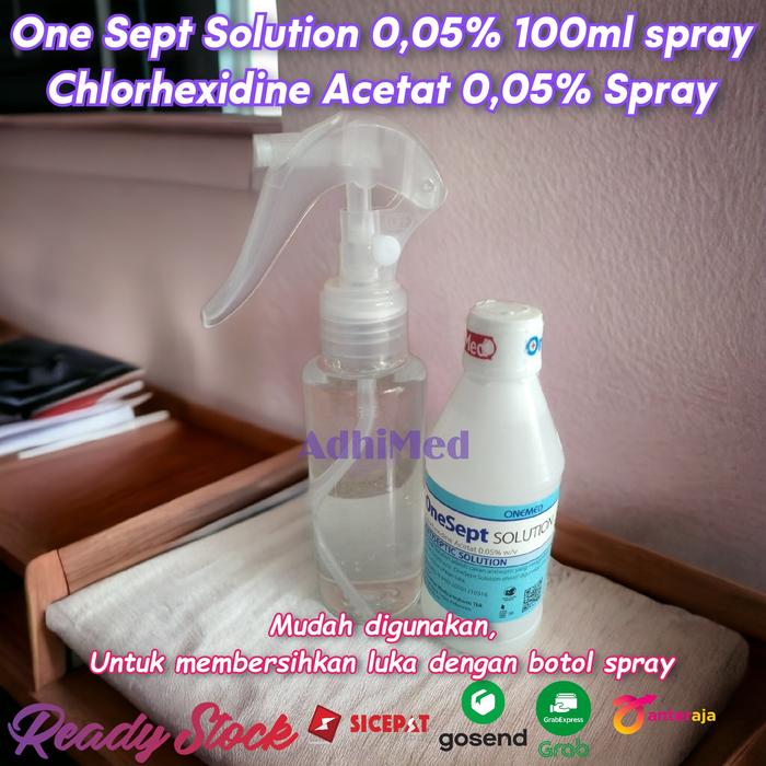 Jual chlorhexidine 0,05% antiseptik pembersih luka diabetes luka bakar ...